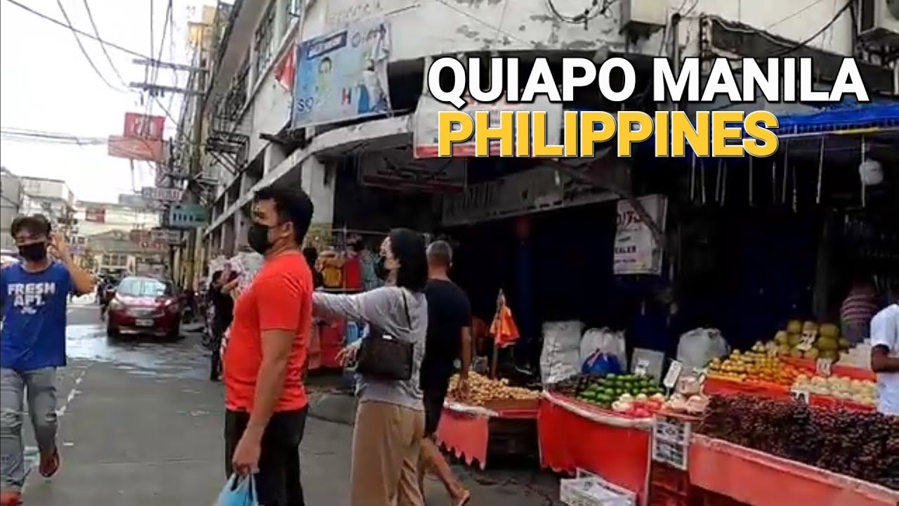 Walking Tour one of The busiest part of Manila | Quiapo - YouTube