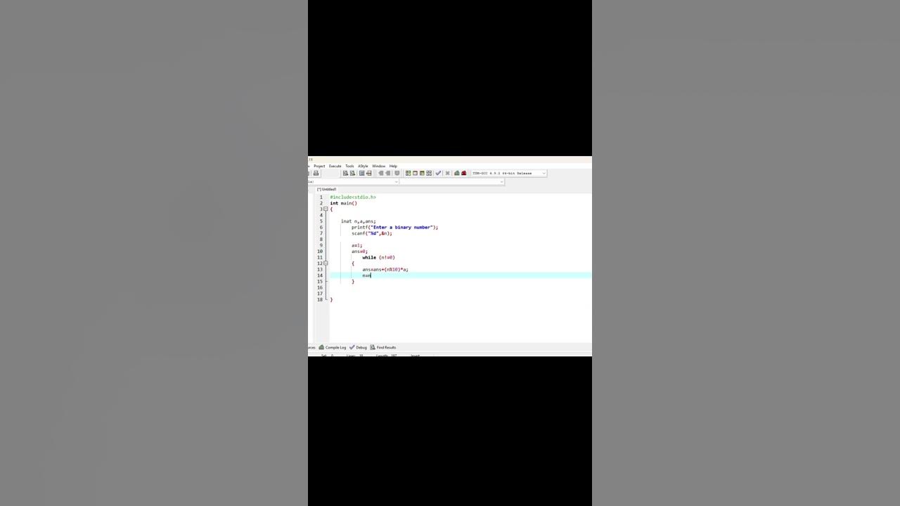 Dev C Binary Number Into A Decimal Number Convert Pythonanddjangofullstackwebdeveloper