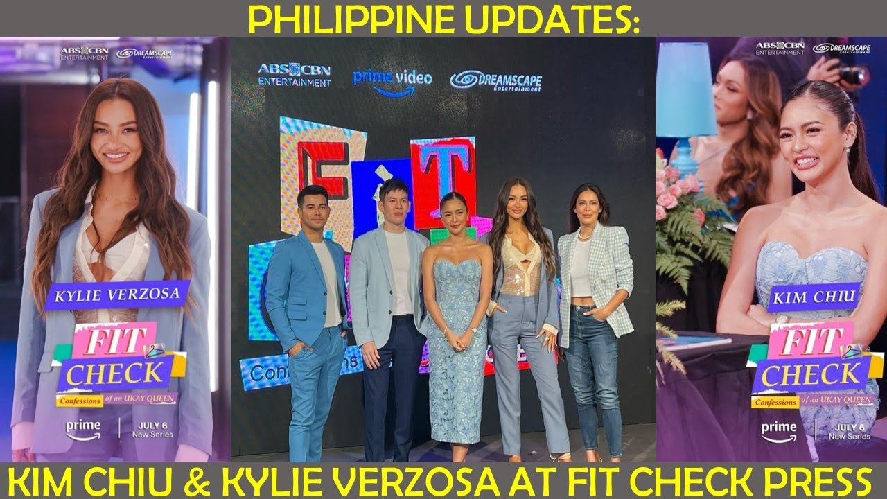 KIM CHIU & KYLIE VERZOSA AT FIT CHECK PRESS MEETING - YouTube