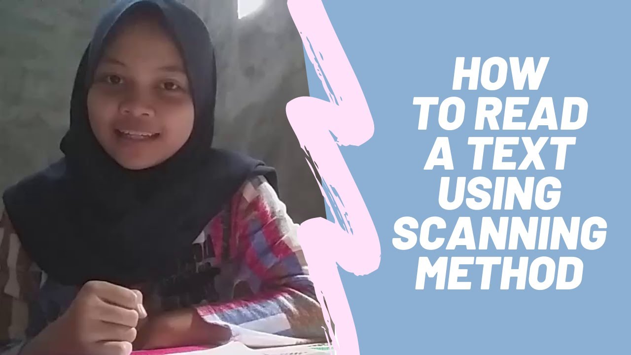 HOW TO READ A TEXT USING SCANNING METHOD - YouTube