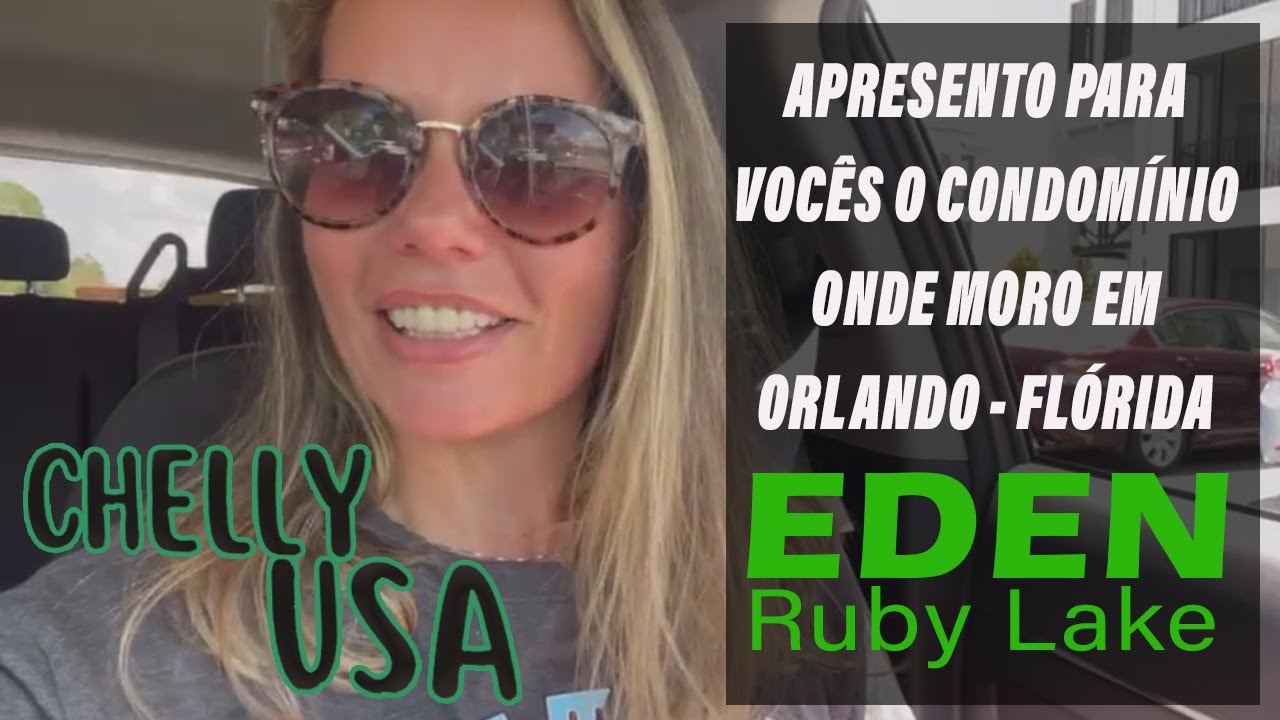 Apresento para vocês Condomínio onde moro em Orlando Flórida Eden Ruby Lake. - YouTube