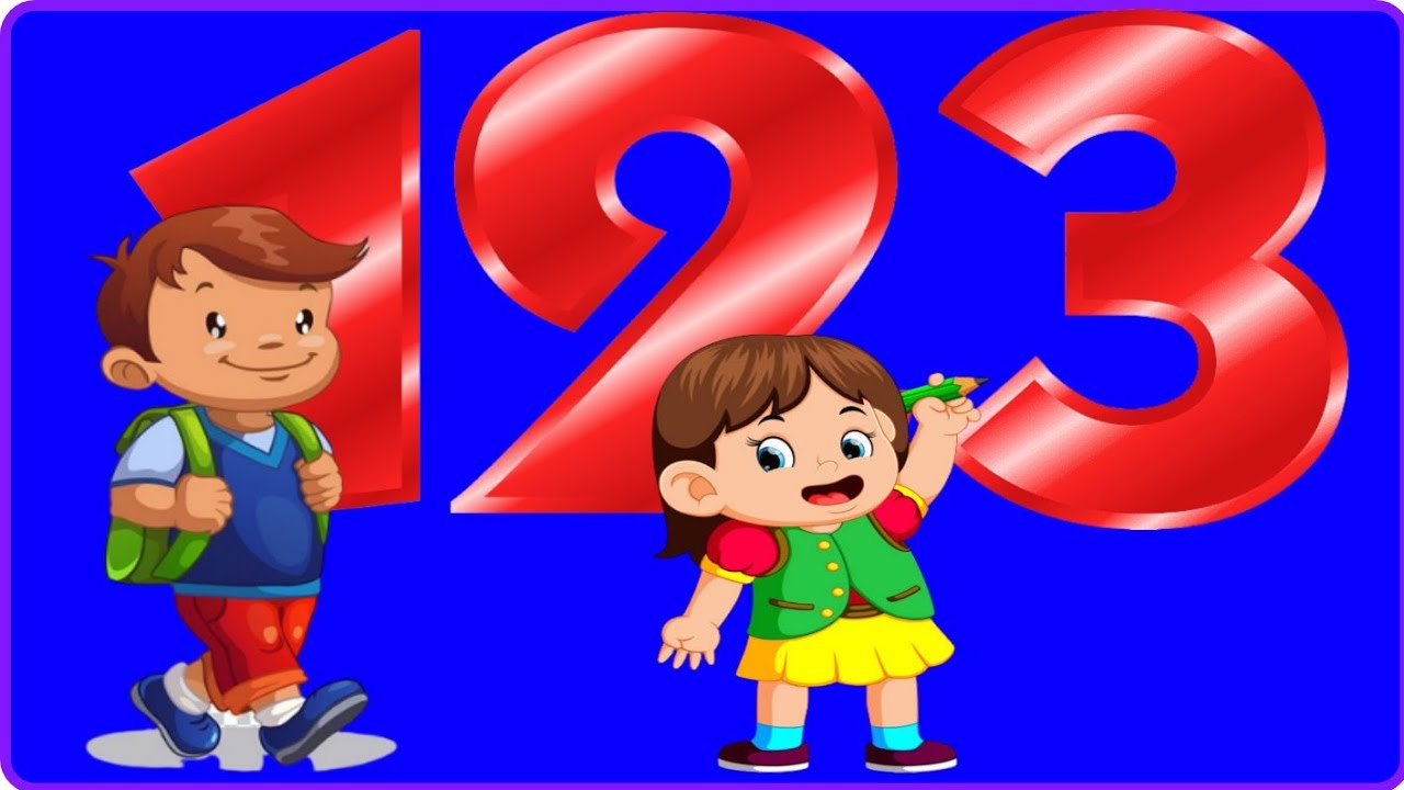 Number Song Video|Learning Alphabet for kids|1234|Count Animation video ...
