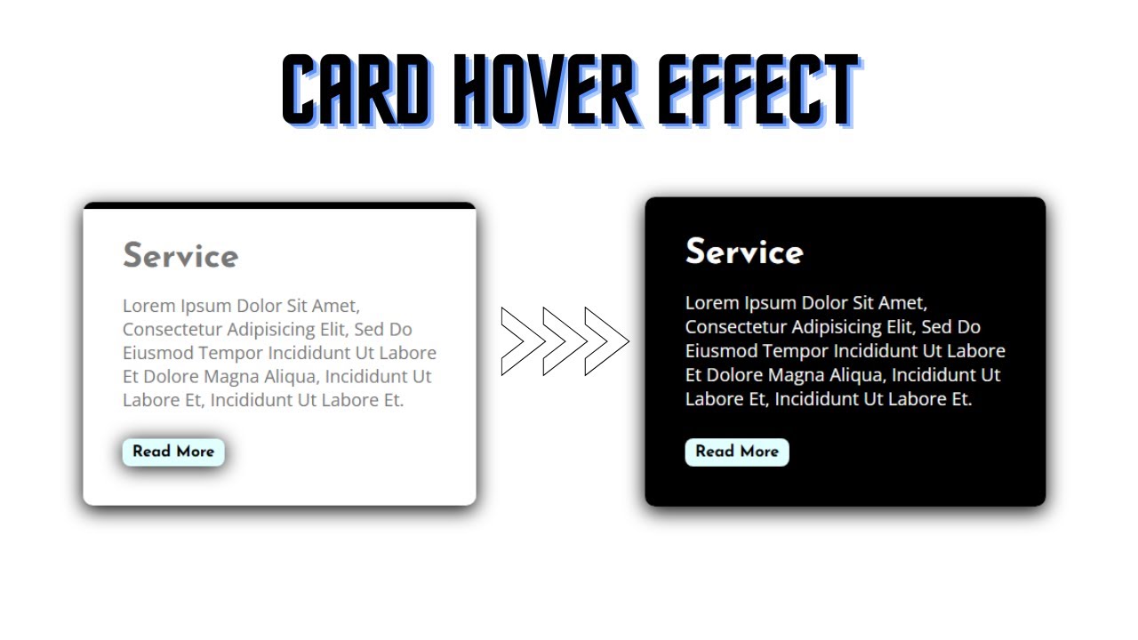 CSS Card Hover Effects | create website using html and css - YouTube