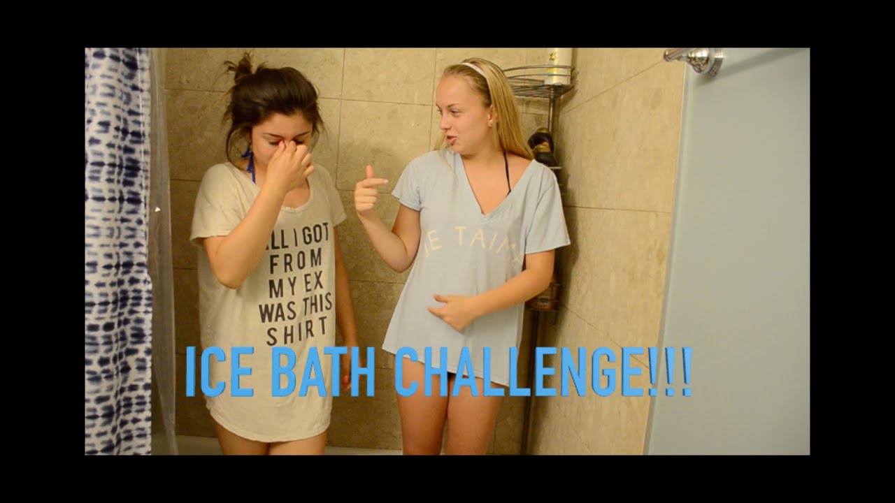 ICE BATH CHALLENGE // Adri&Vicky - YouTube