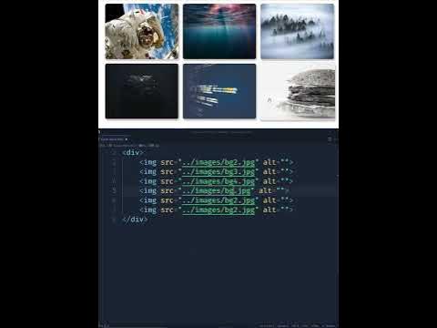 Image Gallery in HTML/CSS #shorts #youtubeshorts #viral #html - YouTube