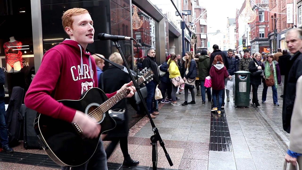 Martin Mcdonnell Live Cover of Parting Glass on Grafton Street - YouTube