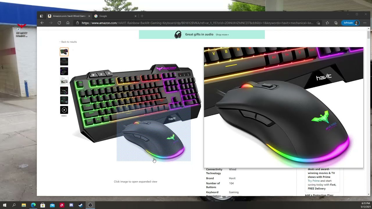 Havit 558CM mouse & keyboard combo: inverted mouse possible fix - YouTube