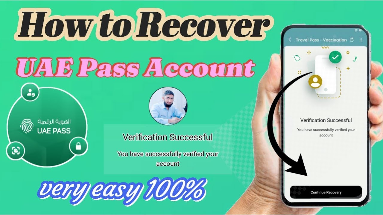 UAE Pass: How To Quickly Recover Your UAE Pass Account - YouTube