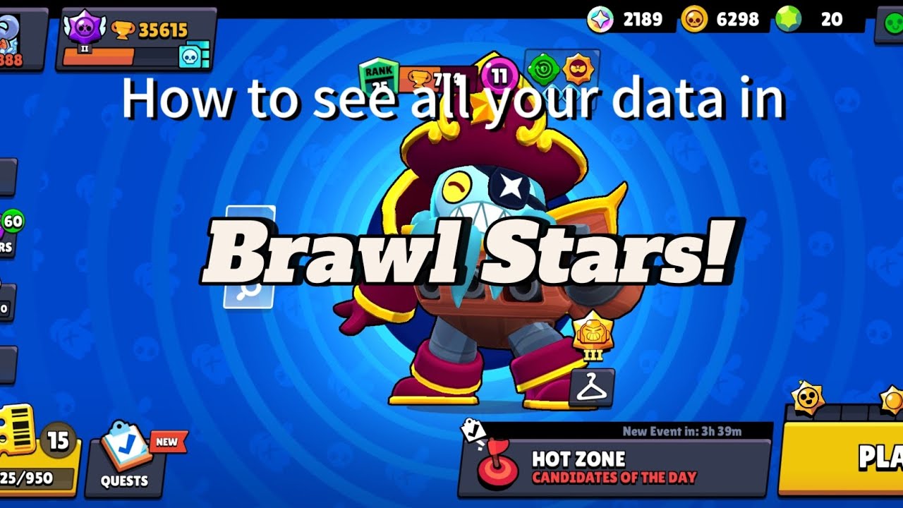 How To Access Your Data In Brawl Stars! - YouTube