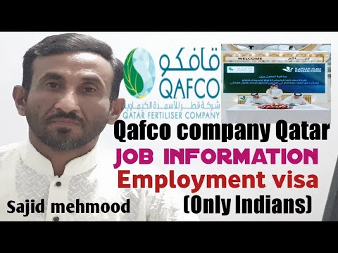 Qafco company Qatar job information employment visa with sajid mehmood ...