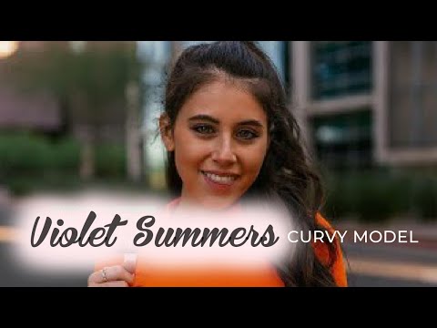Violet Summers Wiki Biography | Curvy Models, Plus Size Model - YouTube