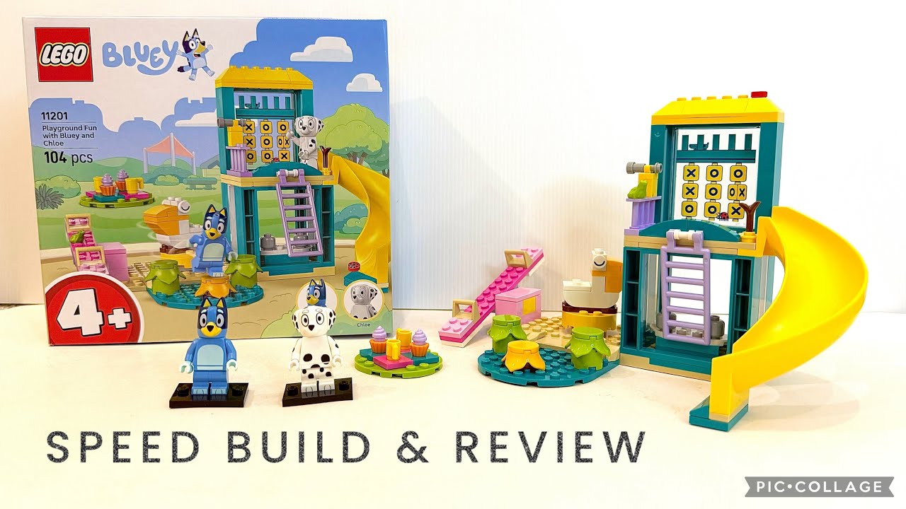 2025 LEGO Bluey 11201 Playground Fun with Bluey and Chloe SPEED BUILD ...