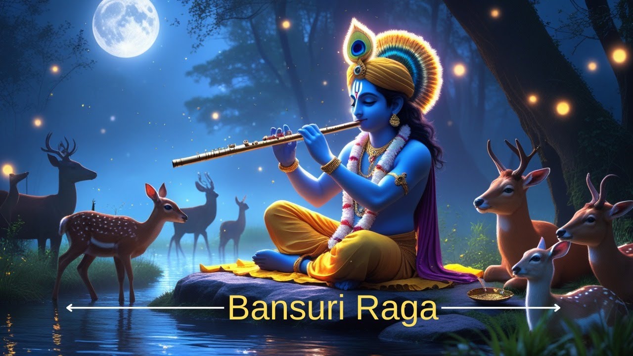 Bansuri Raga for Deep Sleep | Krishna Flute Music Relaxing | Indian ...