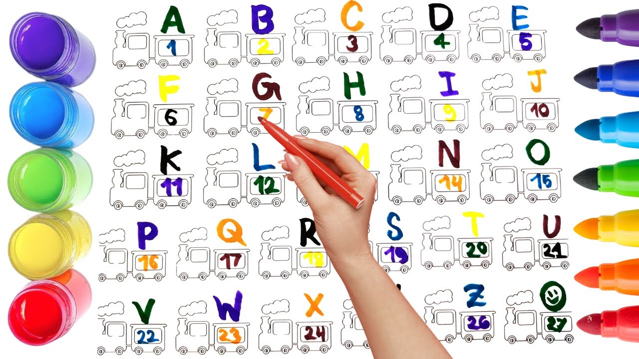 123 | Learning Numbers: Let's Trace & Write 1234 | Educational Video ...