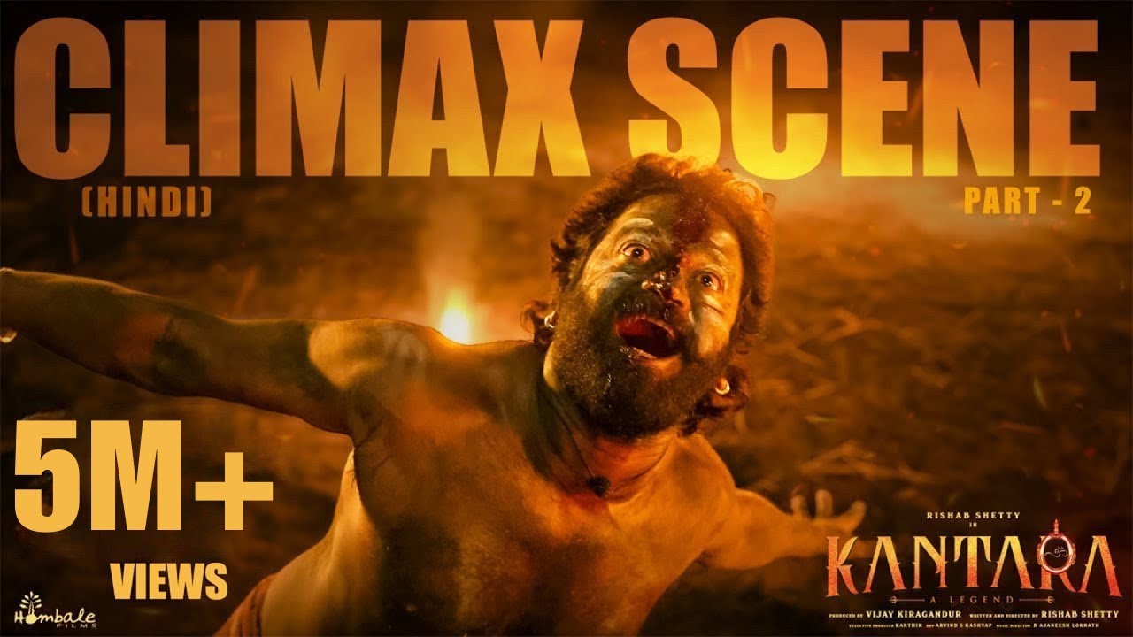 Kantara - Climax Scene Part 2 | Hindi Scene | Rishab Shetty | Achyth ...