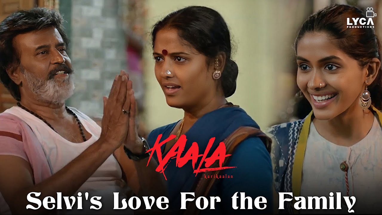 Kaala Movie Scene (Hindi) | Selvi's Love For the Family|Rajinikanth ...