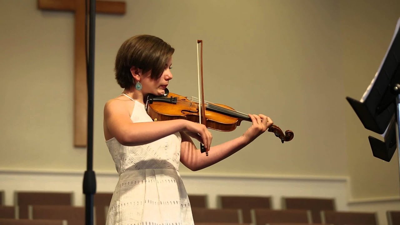 Ella Ferguson Concerto in A Minor Accolay - YouTube