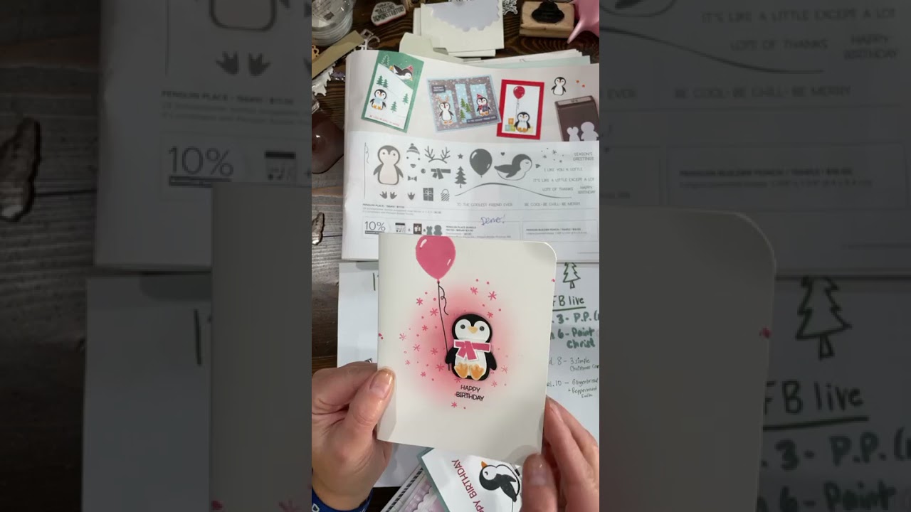 STAMPIN' UP!'S penguin punch! (alternative ideas!) The DREW DAILY paper ...
