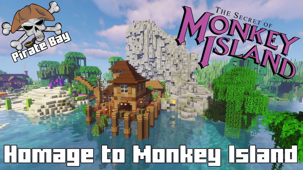 Minecraft Pirate Bay Lookout Point with WorldEdit | Monkey Island Melee ...