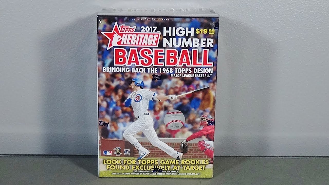 2017 Topps Heritage High Number Baseball Blaster Box Break! Nice! - YouTube