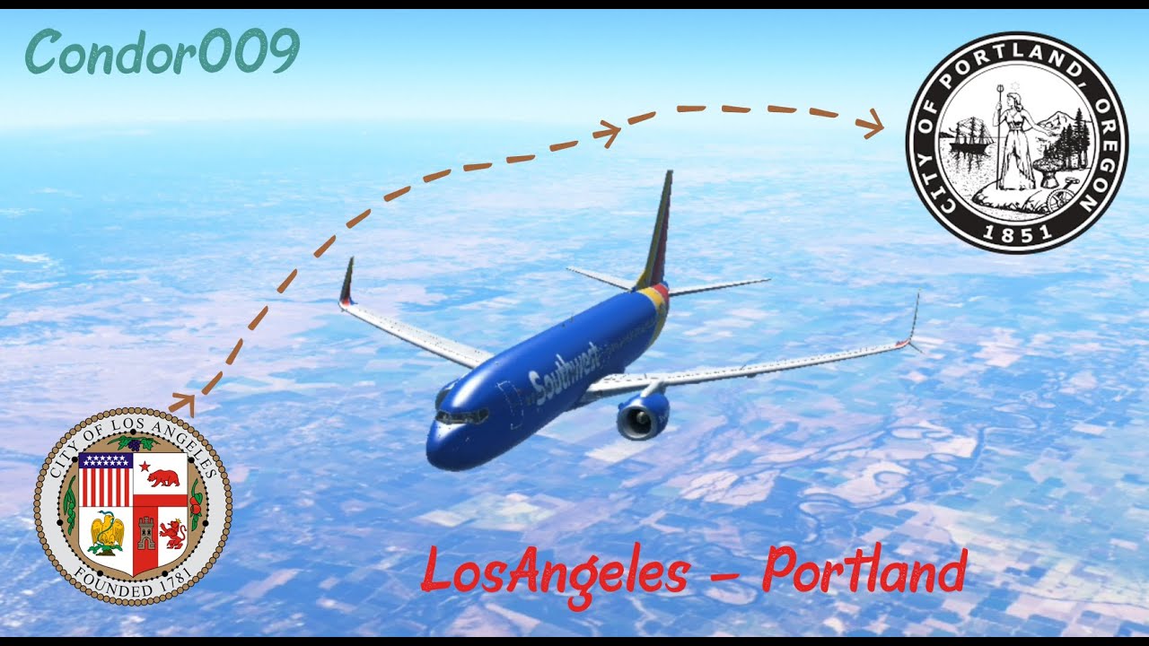 Infinite Flight Global Los Angeles (LAX) To Portland(PDX) Southwest ...