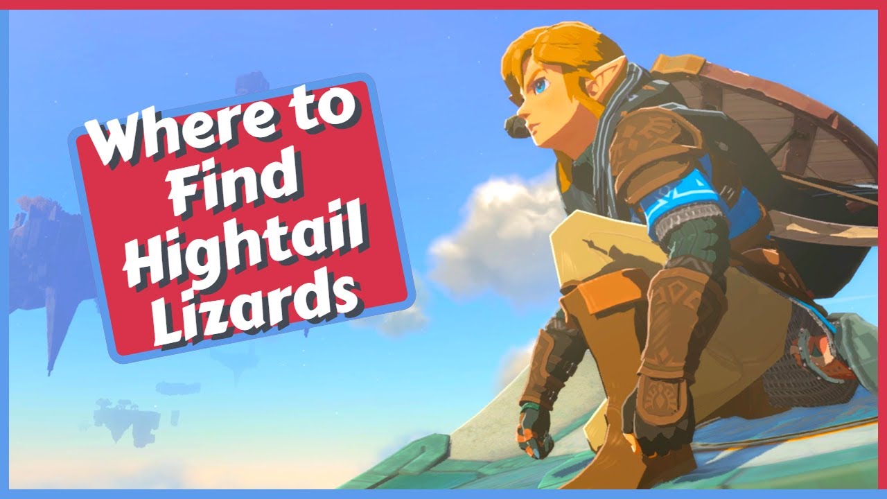 Where to Find Hightail Lizards in Zelda Tears of the Kingdom - YouTube