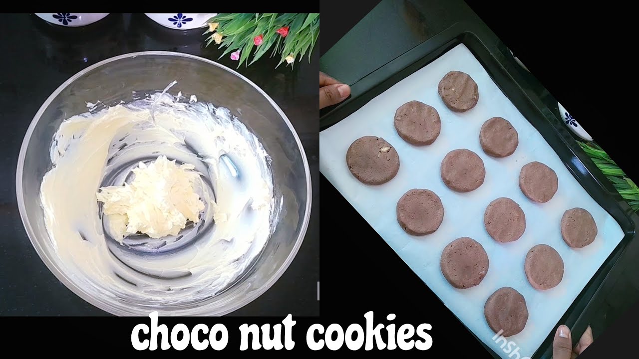 Butter choconut cookies..it's taste is really crunchy and yummy 😋 - YouTube