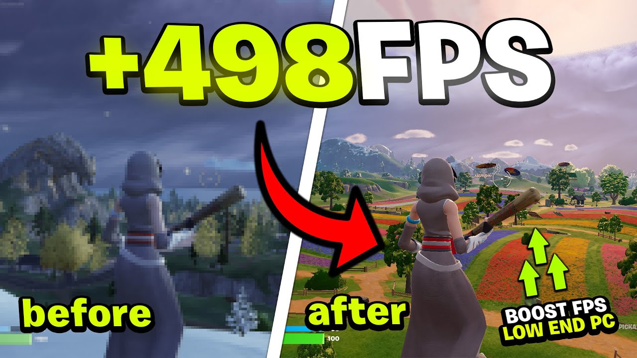 The BEST Fortnite Optimization for LOW END PCs! (Insane FPS Boost) 🚀 ...