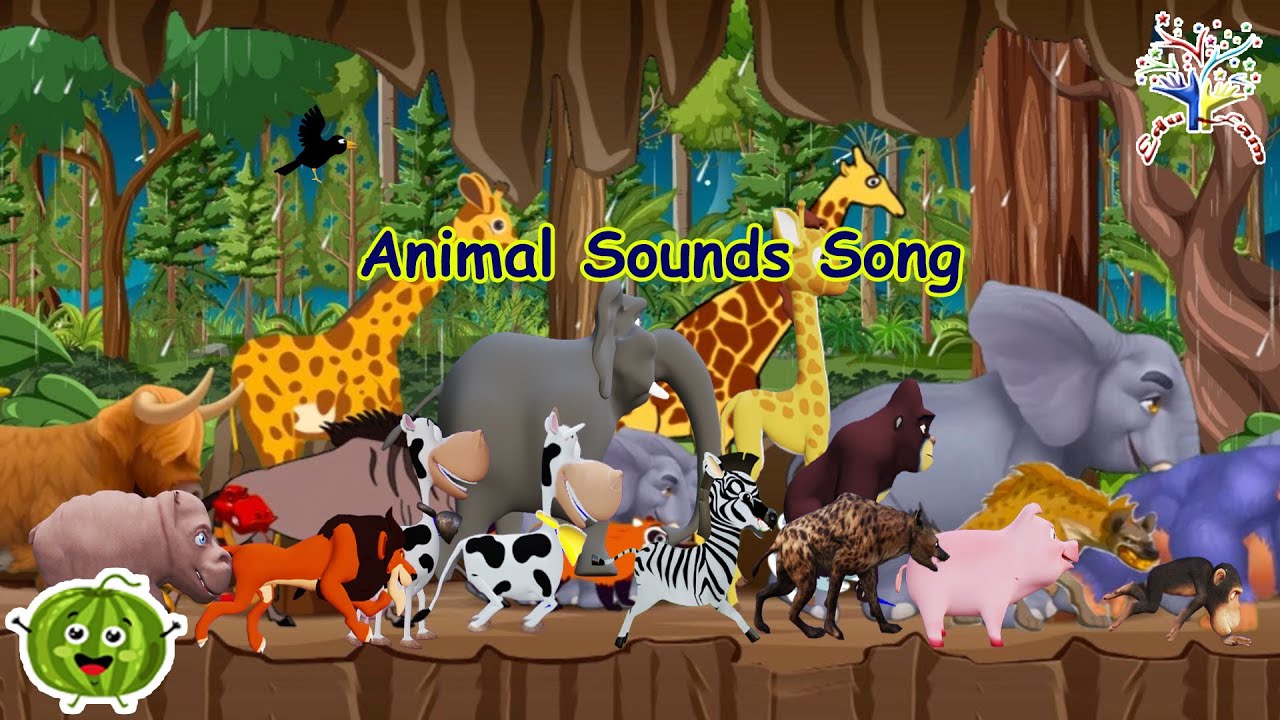 The Animal Sounds Song FA2LL | Farm Animal Sounds Song Driving My ...
