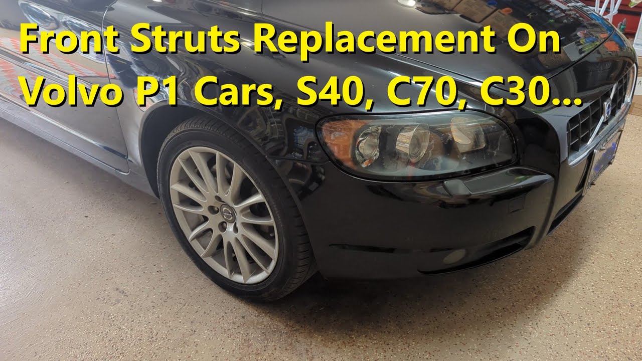 How to replace the front struts, spring seats & springs on a Volvo P1 ...