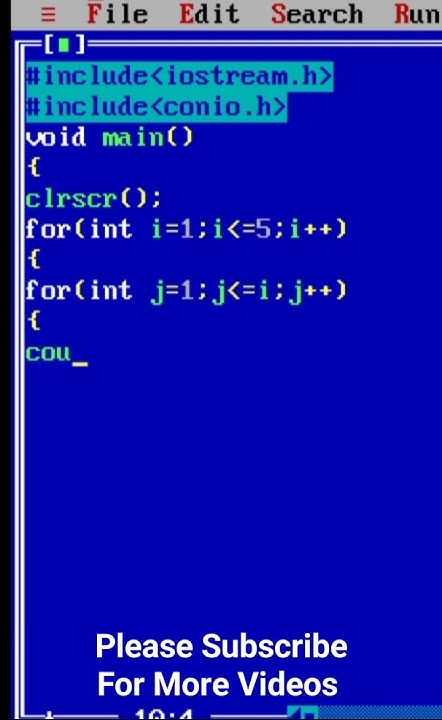 3 Pattern Program In C Coding Programming Computerscience Shorts Pattern Cprogramming