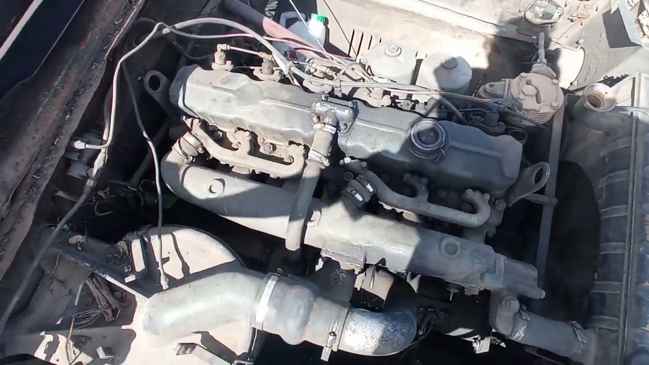 M35a2 - LDT465-1D Multi-Fuel Engine start - pinoy - YouTube