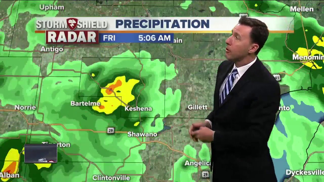 Michael Fish's NBC26 Storm Shield weather forecast - YouTube