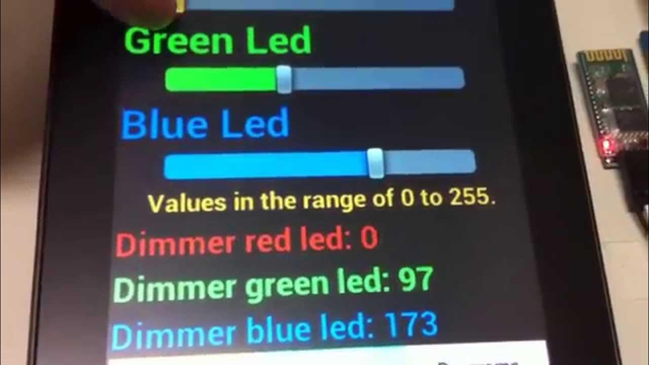 Android led RGB 3Watts Arduino Bluetooth: Como controlar led RGB 3W com ...
