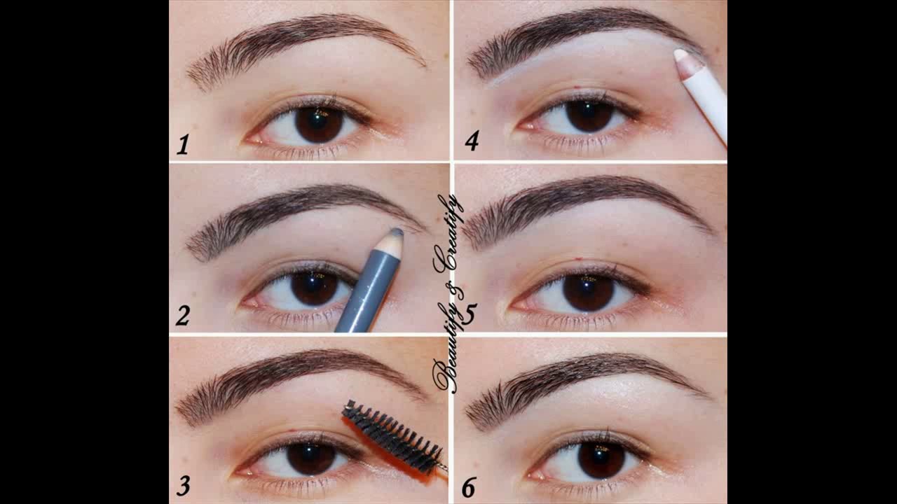 4 Ways to Make Your Brows Look Perfect Pretty Designs - YouTube