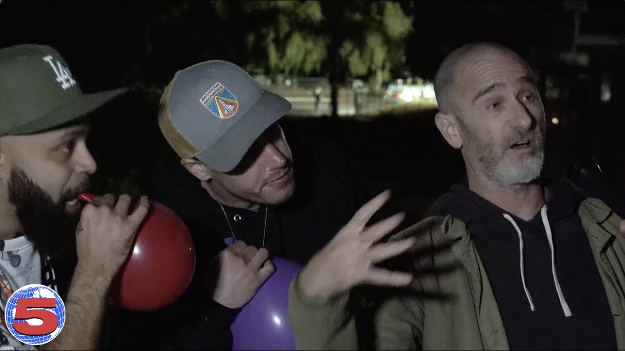 Psychedelic Consciousness Dude meets Coked Out Inhalant Guys - YouTube