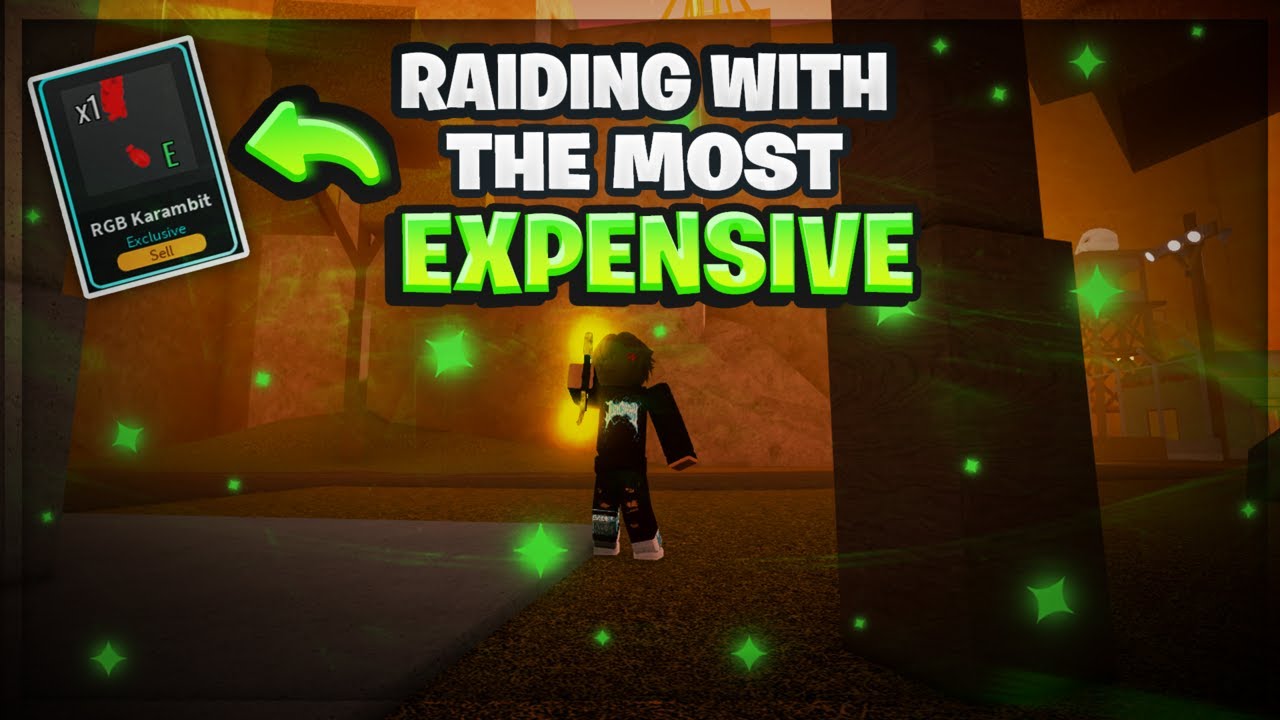 Raiding With The RAREST Knife Skin In Da Hood 🤑 - YouTube