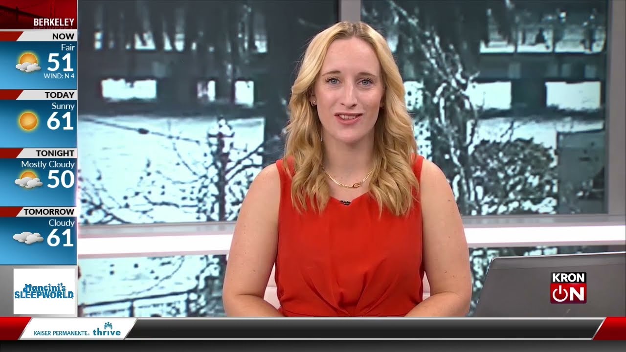 Sara Stinson anchors the morning show 2021 - YouTube