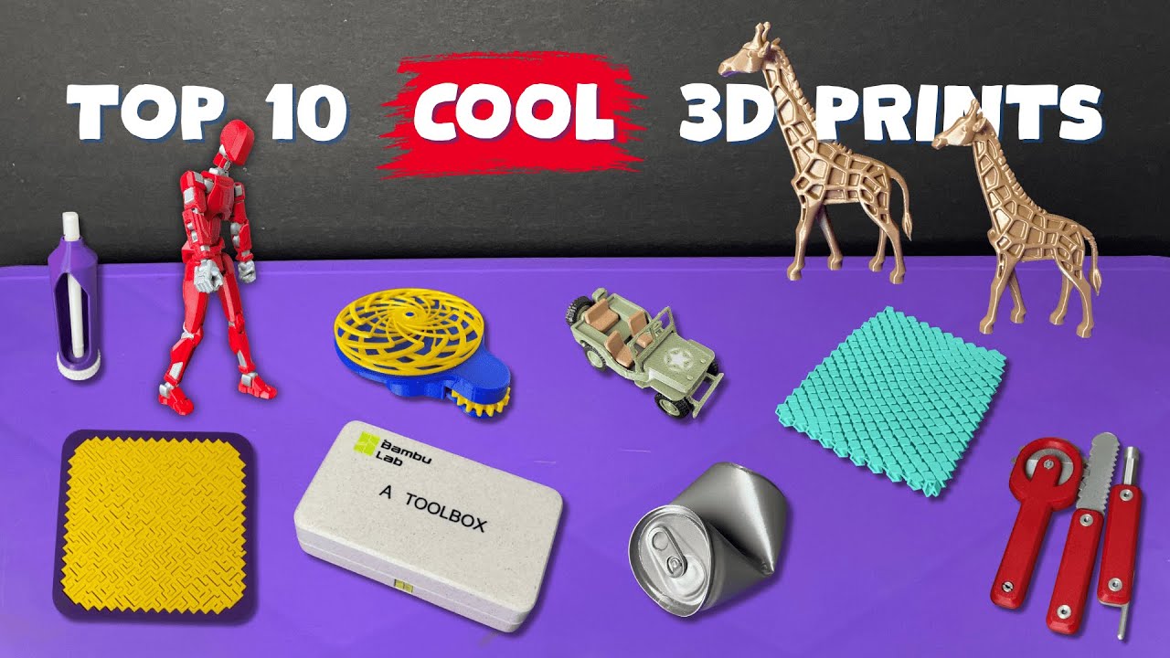 🔥 10 Cool Things to 3D Print | Amazing 3D Printing Ideas 🖨️ - YouTube