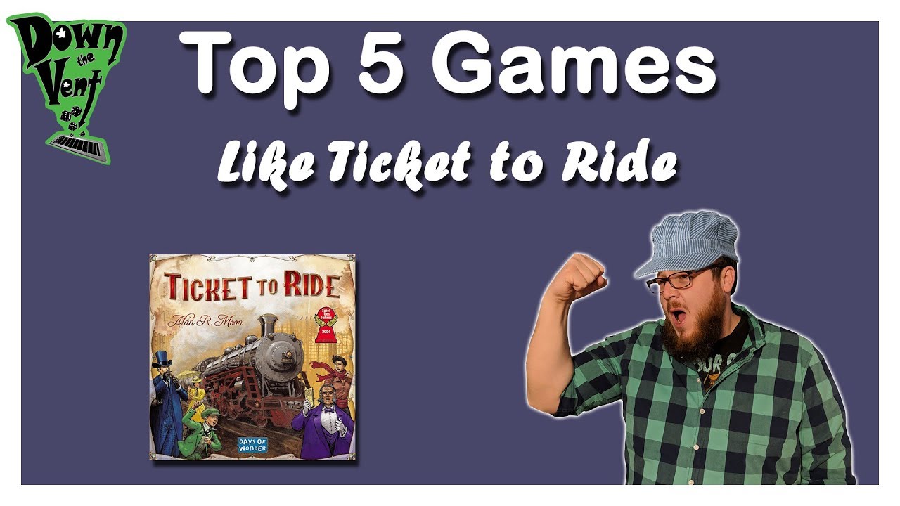 Top 5 Games Like Ticket to Ride - YouTube