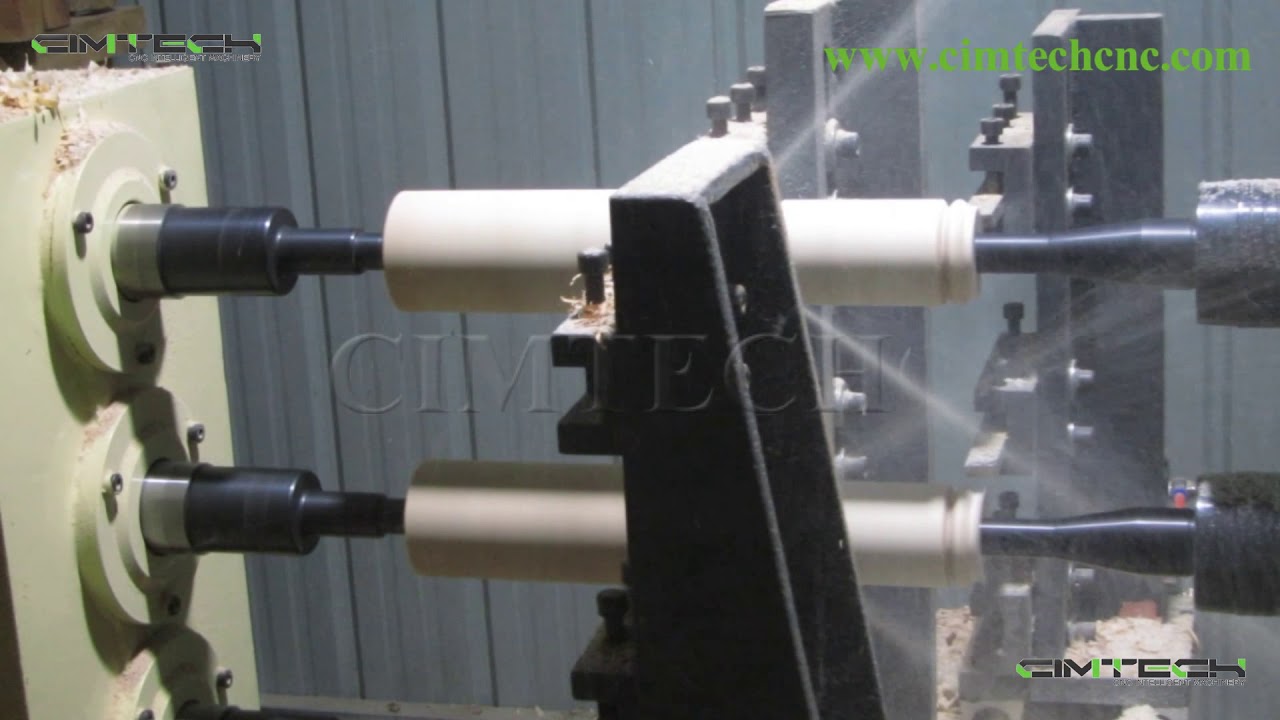 High speed wood turning machines - YouTube