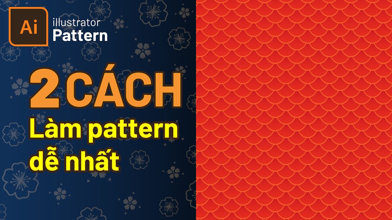 New year pattern| Hai cách làm phông nền tết trong Ai I illustrator ...