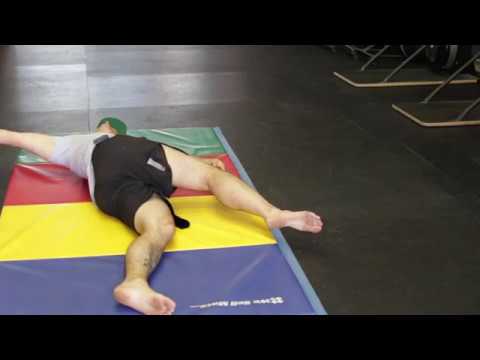 Supine Open Book - YouTube