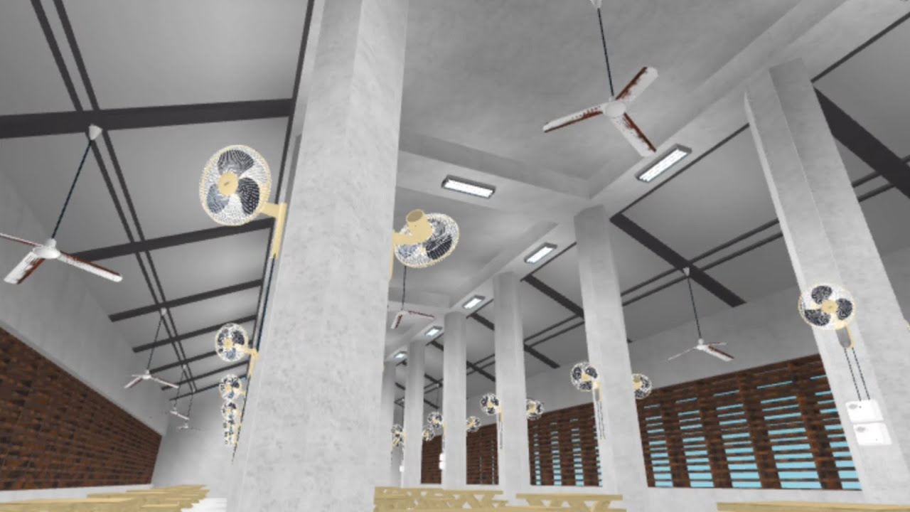 Roblox : Ceiling Fan And Wall Fan at Foodcourt - YouTube