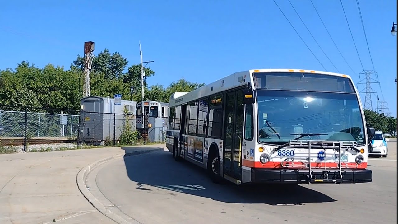 Chicago Transit Authority 2022 NovaBUS LF40102 "LFS" 8380 on Route 54A ...