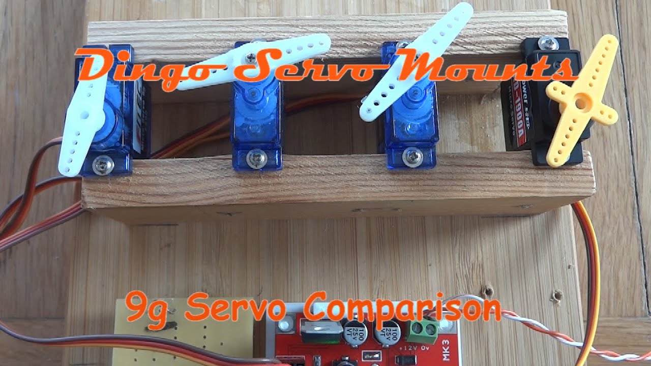 Comparing 9g Model servos - YouTube