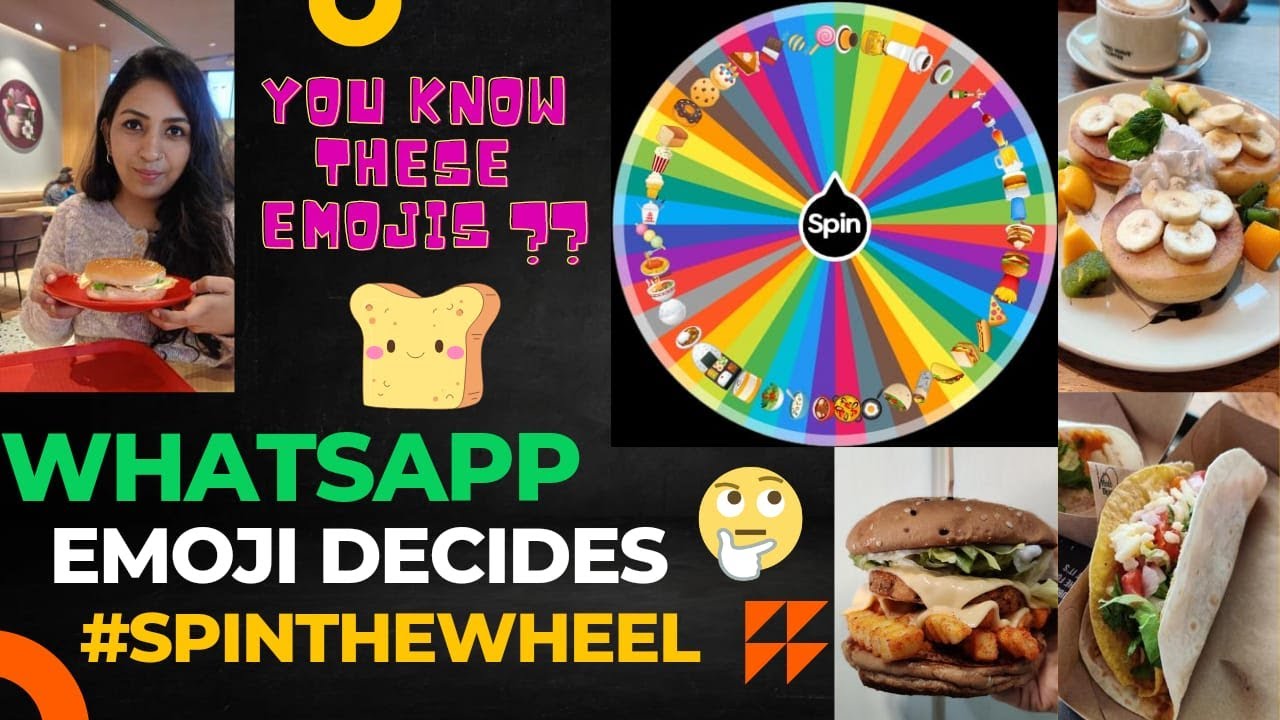 WhatsApp Food emoji decides what I ate for 24 Hours 🍔🥪🍕🍟| Do not try ...