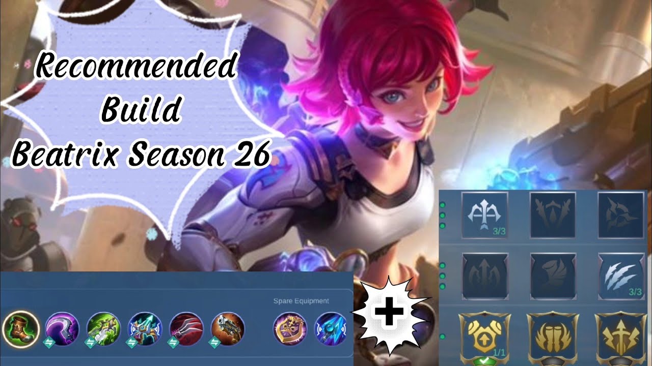 RECOMMENDED BUILD BEATRIX SPELL & EMBLEM!!! || AND GAMEPLAY COMBO ...