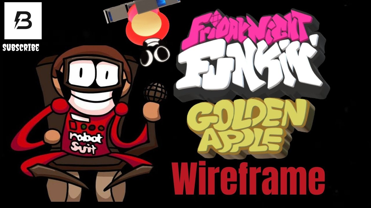 Friday Night Funkin' WIREFRAME (Dave and Bambi Golden Apple Edition ...