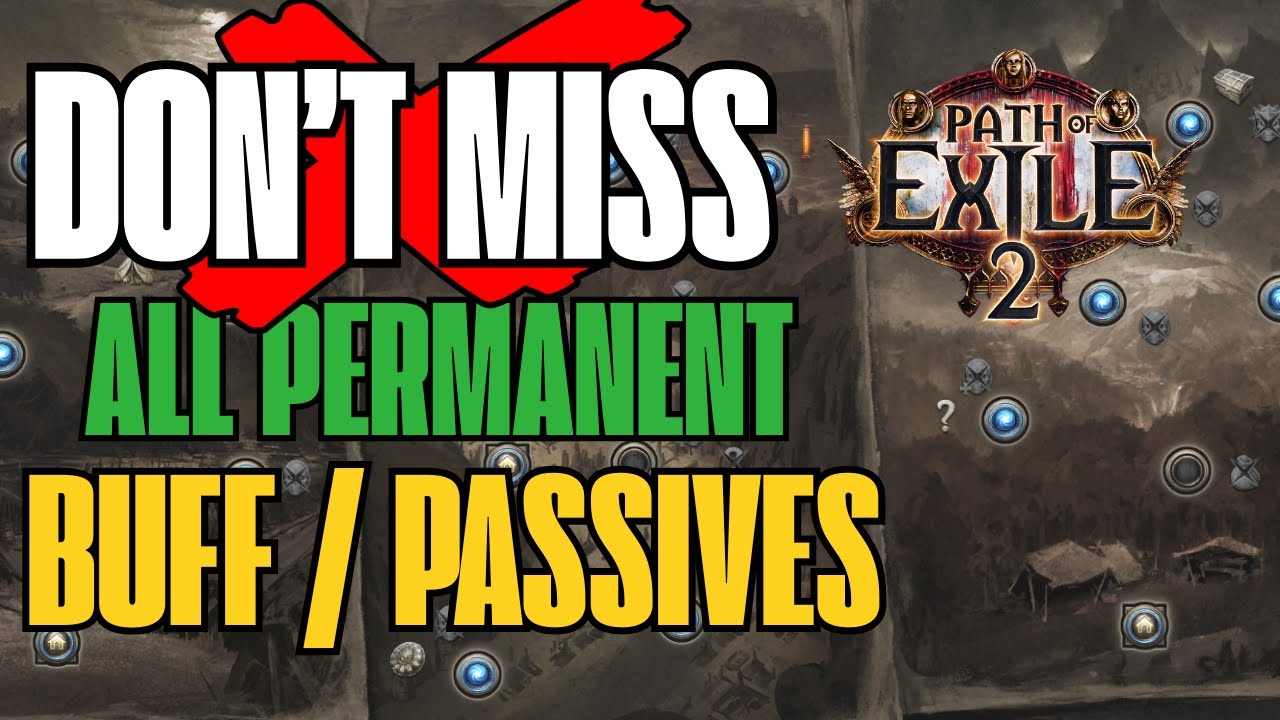 Path of Exile 2 UNLOCKED ALL Permanent Buff / Passives - ปลดล็อค ทุก ...